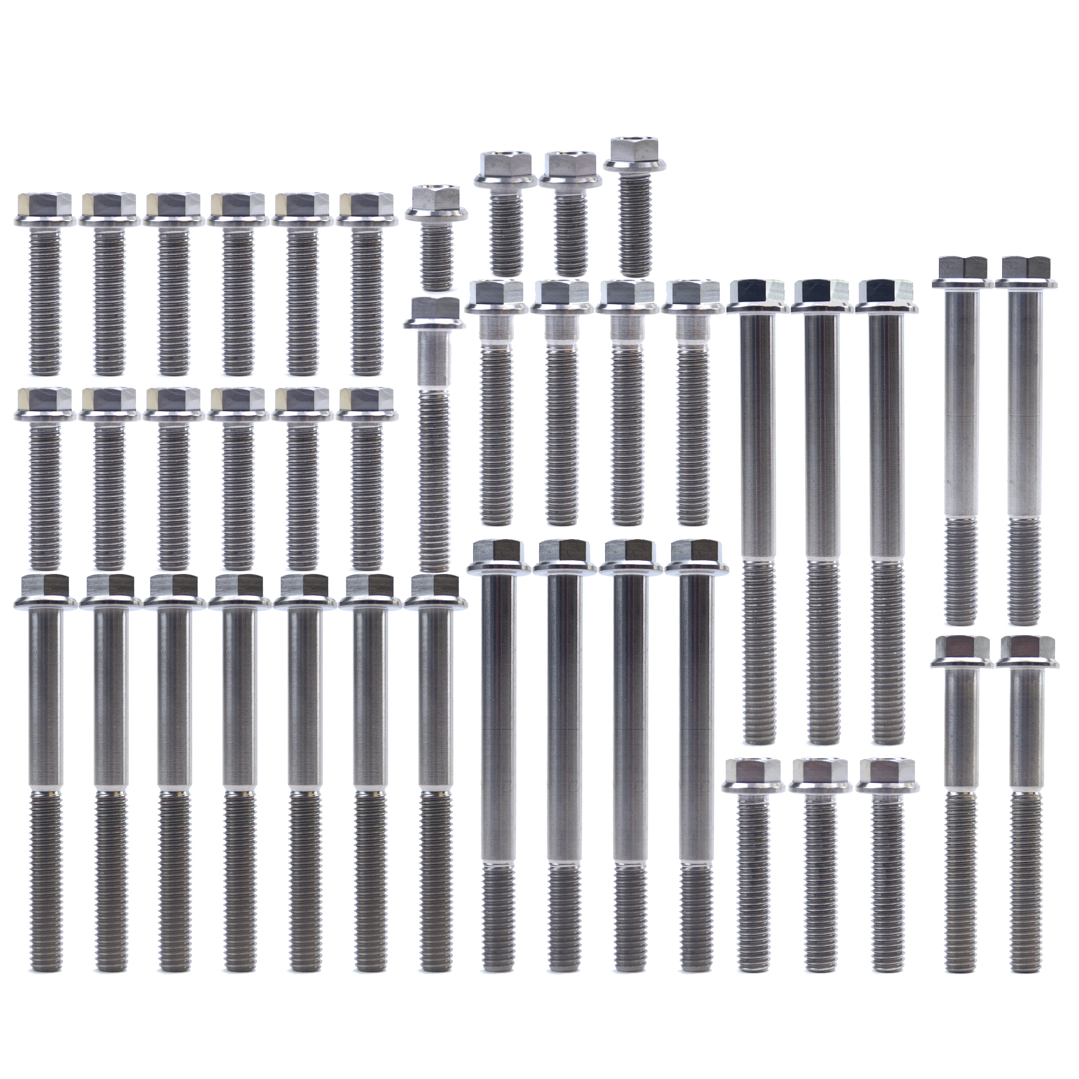 Titanium Titanium Engine Bolt Kit Kawasaki Kx 250 F 2004 - 2020 42 Bolts