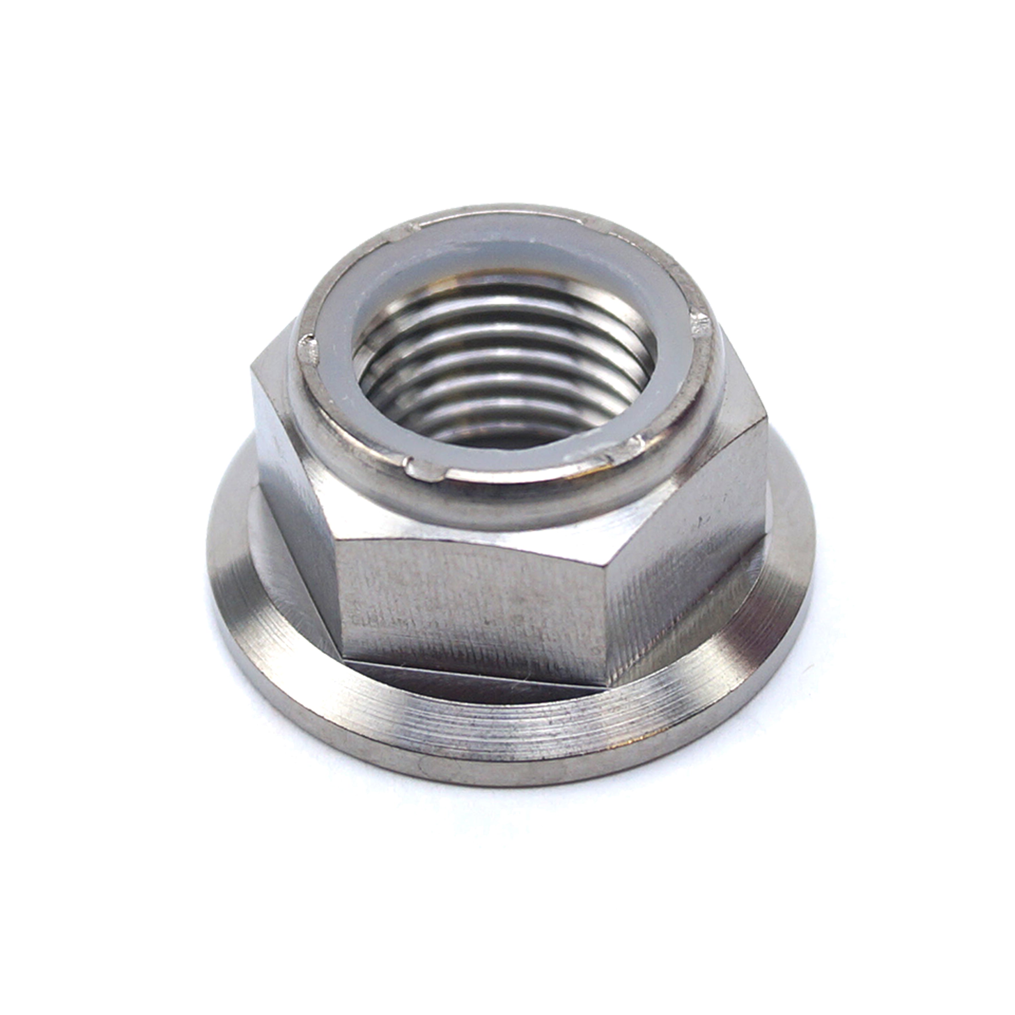 Titanium Flange Lock Nut - M14X1.50Mm (17Mm Hex)