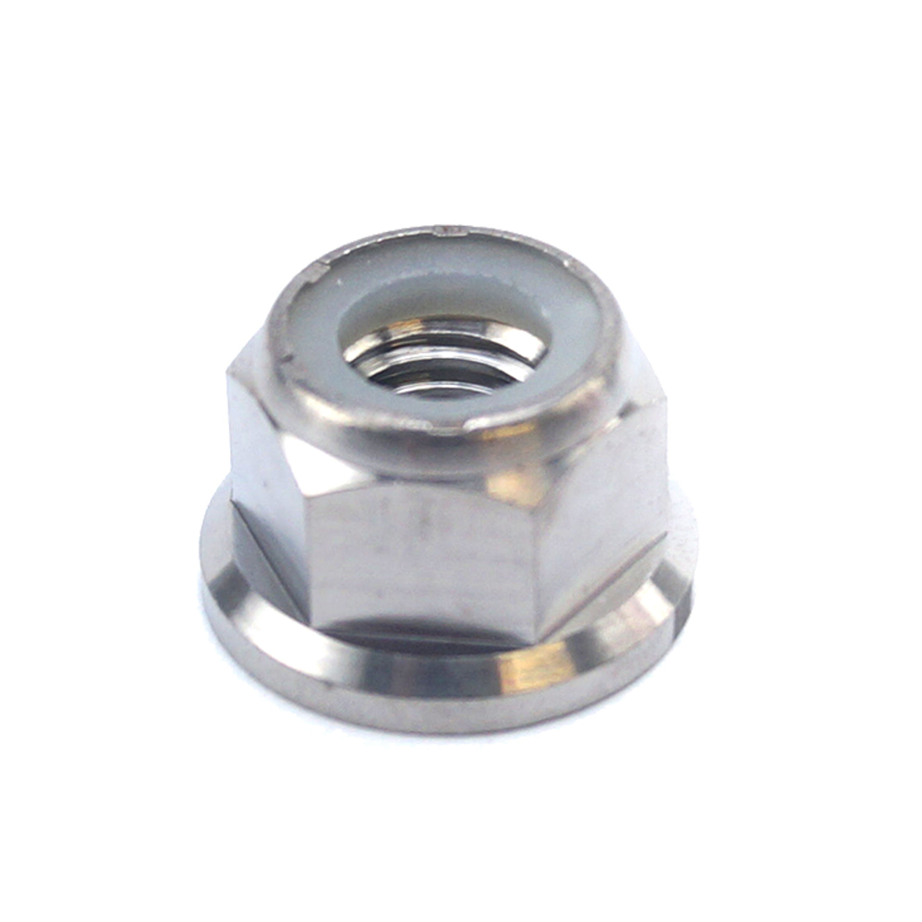 Titanium Flange Lock Nut - M8X1.25Mm (13Mm Hex)