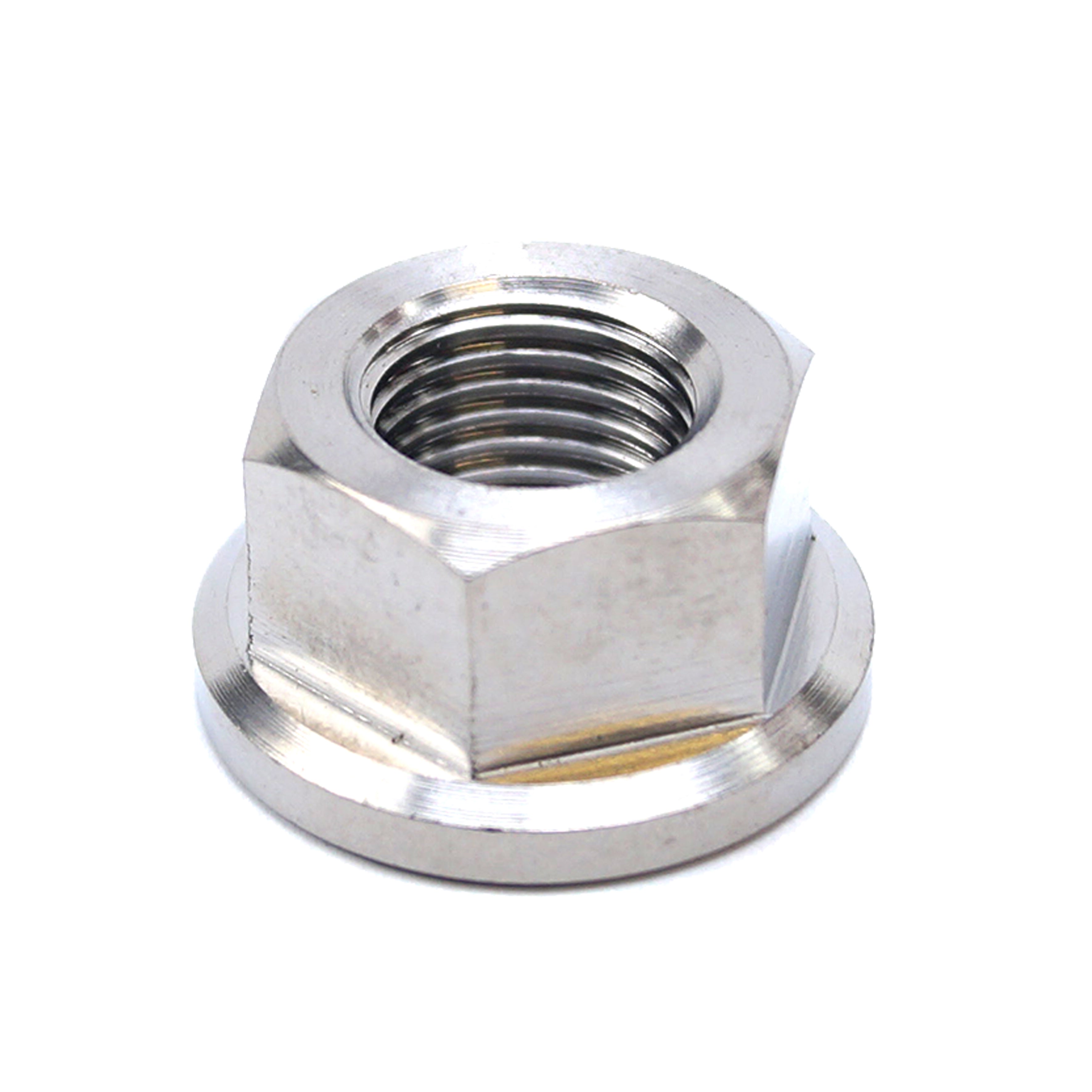 Titanium Flange Nut - M12X1.25Mm (18Mm Hex)
